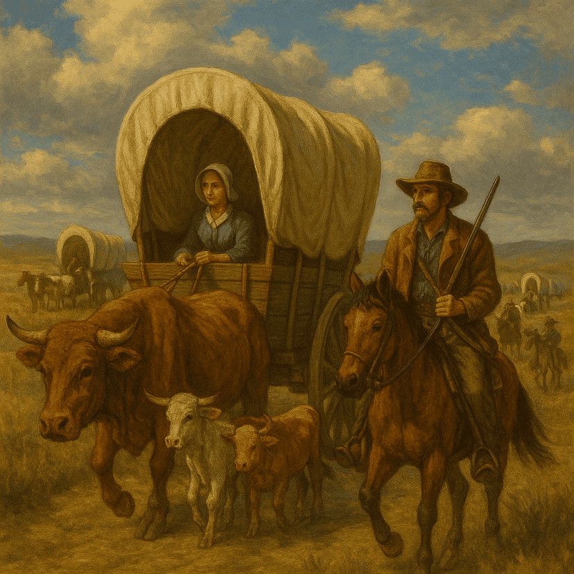 The Great Emigration Begins: Pioneers Blaze the Oregon Trail Westward