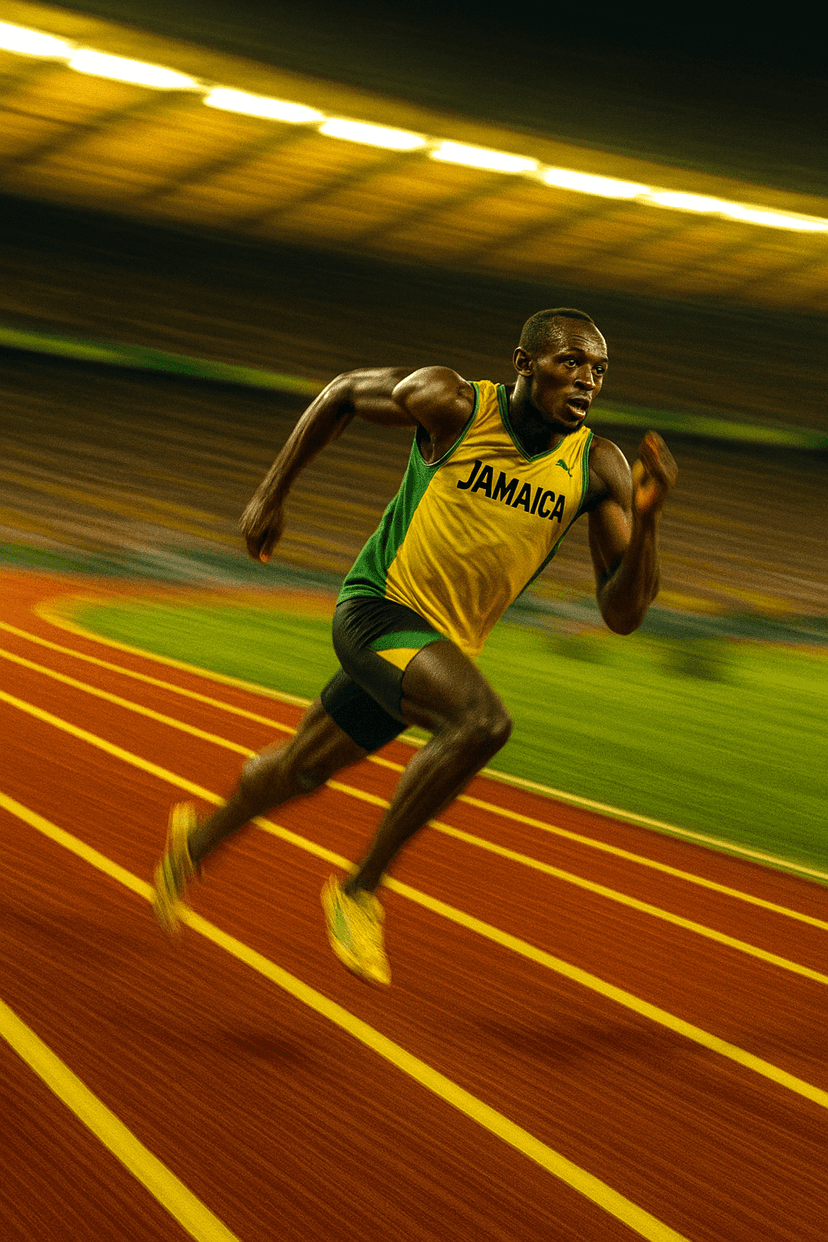 Lightning Strikes Twice: Usain Bolt's Superhuman 9.58 World Record