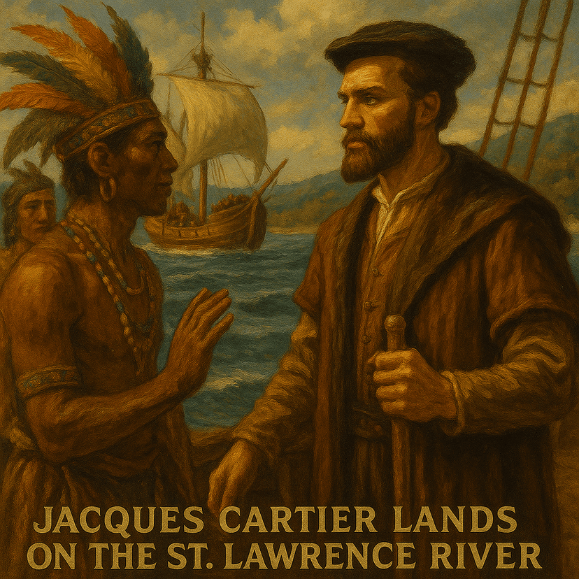 Jacques Cartier Sails the St. Lawrence: France’s Gateway to the New World
